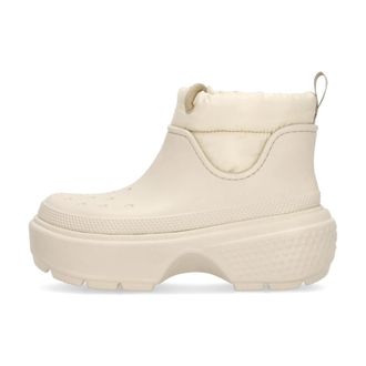 Crocs Stomp Puff Boot Stucco Kollektion - - Shoes - Herren - Wei&szlig; - 39 EU