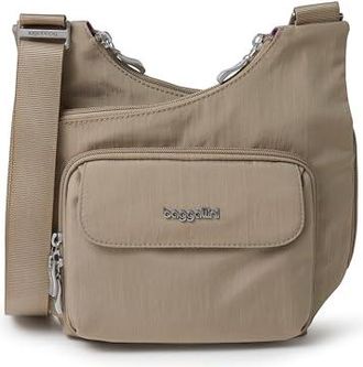 Baggallini Sac à bandoulière Criss Cross, plage, Taille unique, Criss Cross