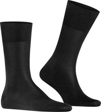 Falke Herren Socken schwarz Baumwolle & Mix unifarben