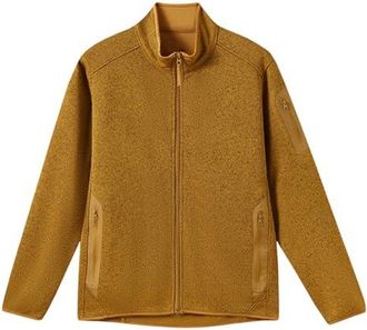 Generic Vestes d&eacute;contract&eacute;es en polaire &agrave; fermeture &eacute;clair pour femme, v&ecirc;tements dext&eacute;rieur en tricot thermique avec col montant sur le devant, chaud, doux, c