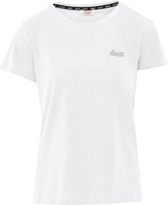 Liu Jo Femme, Tops, Blanc, Taille: 38 FR T-shirt