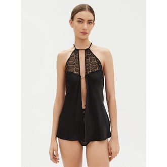 Chantelle Unterrock Reptilia C01NI5 Schwarz Regular Fit