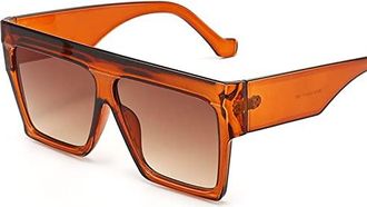 Generic Lunettes de soleil rétro à monture large pour hommes et femmes, vacances en plein air, plage (couleur : D, taille : moyen) 2026