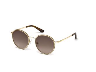 Guess Guess Unisex-Erwachsene GU7556 32F 51 Sonnenbrille, Gold (Oro/Marrone Grad)