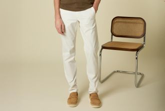 Bexley Kyrk - Pantalon homme blanc cass&eacute;