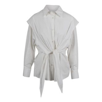 Jovonna London Damen, Blusen & Hemden, Wei&szlig;, S/MGr&ouml;&szlig;e