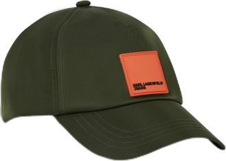 Karl Lagerfeld Karl Lagerfeld Jeans, Herren, Nylonkappe Mit BoxLogo, Gr&uuml;n, One Size