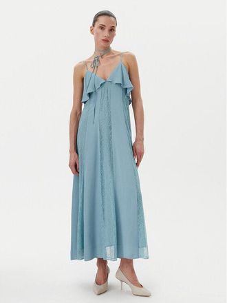 Twin-Set Sommerkleid 251TP2412 Blau Regular Fit
