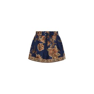 Zimmermann Femme, Shorts, Multicolore, Taille: 38 FR Aster Short ample