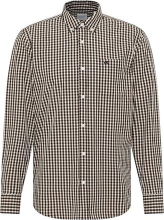 Mustang Jeans Style Chester Chemise &agrave; Bouton Bas, Small Check Mono 12807, L Hommes