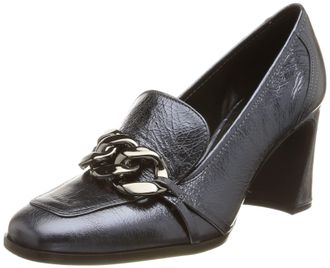 Högl Högl Damen Glenn Pumps, Indigo, 42 EU X-Weit