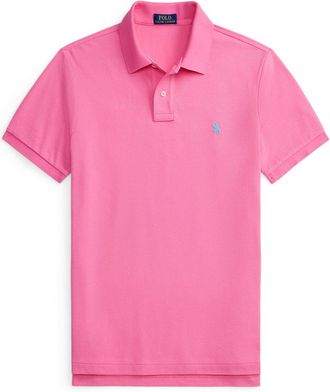 Ralph Lauren Piqu&eacute;-Poloshirt mit Logo-Stickerei, Custom Slim Fit in