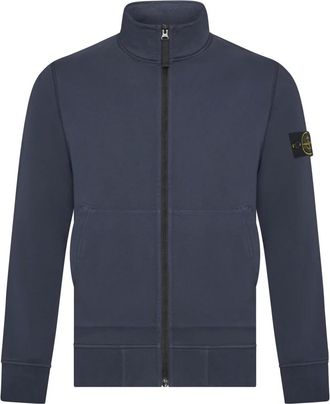 Stone Island Homme, Sweatshirts et sweats à capuche, Bleu, Taille: S 6100063 SweaT-shirt en Molleton de Coton