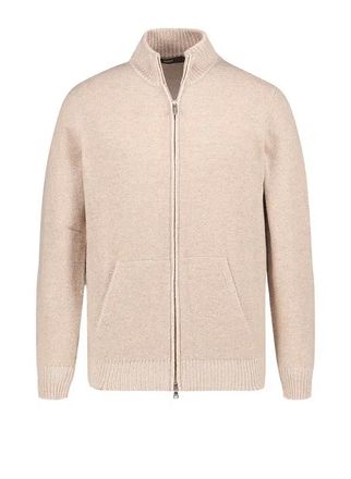 Boggi Milano Herren Pullover beige unifarben