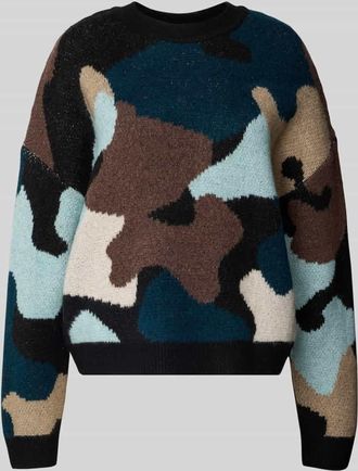 Tom Tailor Denim Regular Fit Strickpullover mit Allover-Muster