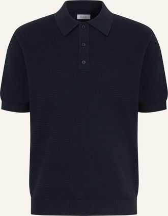 Paul Paul Strick-Poloshirt blau