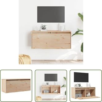 vidaXL Kieferholz - Wandschrank 80x30x35 cm Massivholz Kiefer