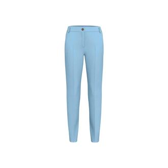 Marella Femme, Pantalons, Bleu, Taille: 34 FR Pantalon Stretch Coton Emiro Celeste