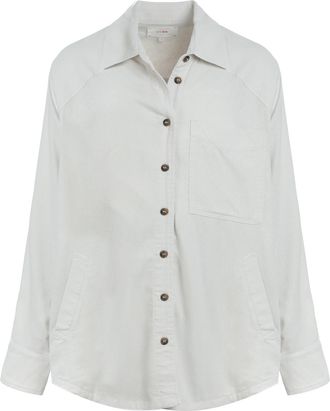 Xirena Chemise Travis Soie Ivoire