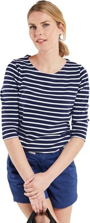 Armor Lux Damen Marini&egrave;re Guerande H&eacute;ritage Femme T-Shirt, Mehrfarbig (Bi8 Rich Navy/Wei&szlig; Bi8 Rich Navy/Wei&szlig;)., 36 (Herstellergr&ouml;&szlig;e: 1)