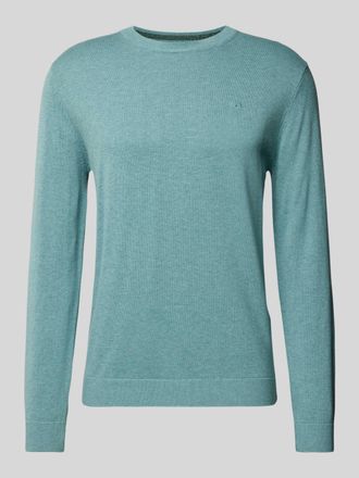 Tom Tailor Strickpullover mit Label-Stitching Modell BASIC
