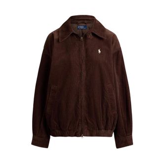 Polo Ralph Lauren Wale Jacket - Femme - Vestes - Brun - Taille: 38 FR