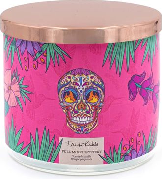 Frida Kahlo Duftkerze im Glas | Full Moon Mystery 400g | Duftkerze Frisch | Geschenkidee f&uuml;r Frauen & Designliebhaber | Kerze lange Brenndauer (60h)