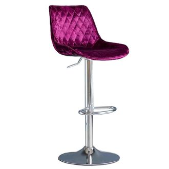 Generic Verstellbare Barhocker aus grauem Samt - 360&deg; drehbare, armlose St&uuml;hle in Tresenh&ouml;he f&uuml;r K&uuml;cheninsel und Esszimmer, moderner Polsterhocker