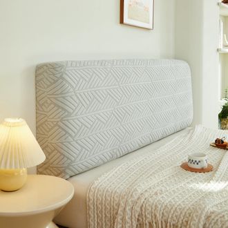 Generic Elastische Jacquard Kopfteilbezug, haustierfreundlicher & einfach anzubringender Kopfteilbezug kratzfester waschbarer Staubschutzbezug f&uuml;r Schlafzimme