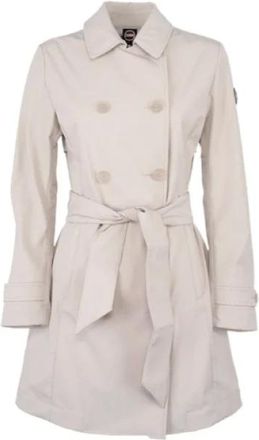 Colmar Femme, Manteaux, Blanc, Taille: 38 FR Trench-coat Imperm&eacute;able