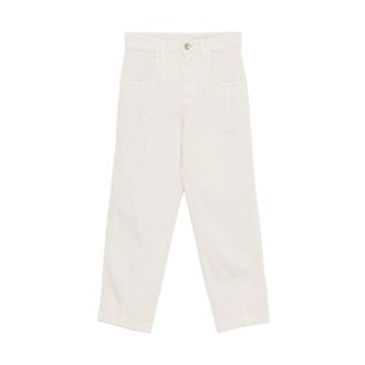 Eleventy Pantalon Large - Femme - Pantalons - Blanc - Taille: 36 FR