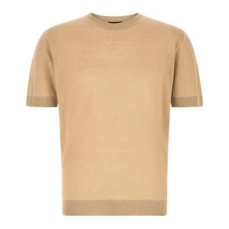 Zanone Ice Lino Sweater - - Knitwear - Herren - Beige - 3XL
