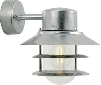 Nordlux Applique murale blokhus Down Acier galvanis&eacute; Acier galvanis&eacute;, H.23 - IP54 - E27 / Nordlux Ext&eacute;rieur