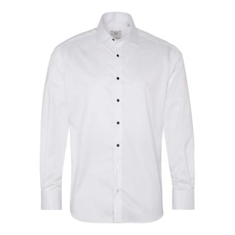 Eterna Luxury Shirt Twill Langarm - - Shirts - Herren - Wei&szlig; - 6XL