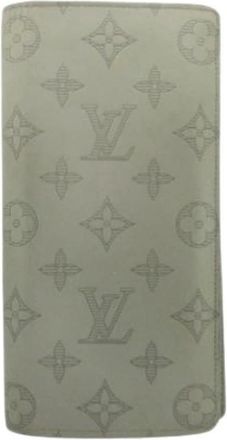 Louis Vuitton unisex, Pre-owned, Gris, Taille: ONE Size Portefeuille en cuir Pre-owned