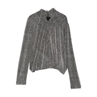 Iro Lang&auml;rmlige Bluse mit hohem Kragen - - Blouses & Shirts - Damen - Grau - XS