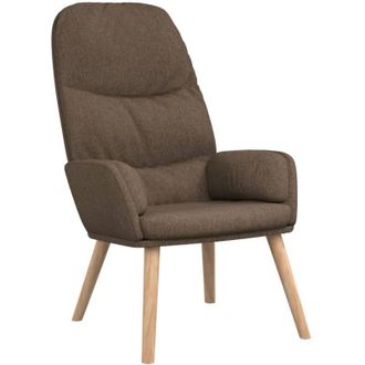 vidaXL Relaxsessel Taupe Stoff Vidaxl