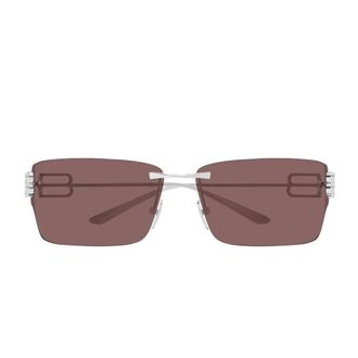 Balenciaga Quadratische- randlose Sonnenbrille - - Accessories - Damen - Grau - ONE SIZE