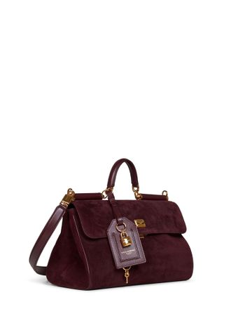 Dolce & Gabbana My Sicily Top Handle Bag - Burgundy