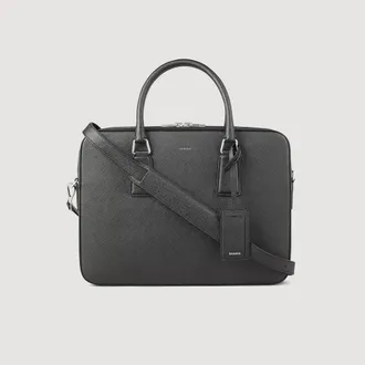 Sandro Briefcase en cuir reconstitu&eacute;