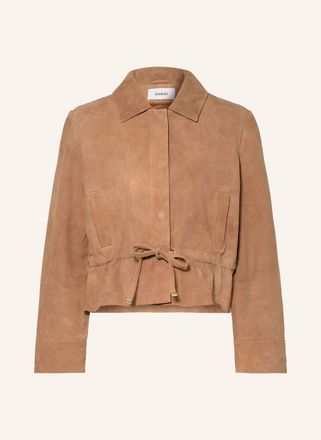 BA&SH Ba&Sh Lederjacke Manita braun