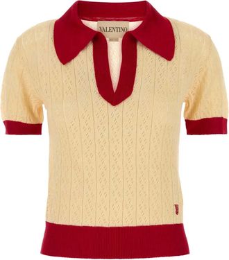 Valentino Garavani polo bicolore - Tons neutres