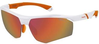 Polaroid SPORT lunettes, mod&egrave;le PLD 7055, couleur blanc, verre 68 mm, pont 10 mm