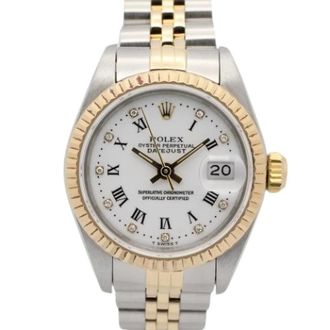 Rolex Montre vintage doccasion - Femme - Pre-owned - Blanc - Taille: ONE Size