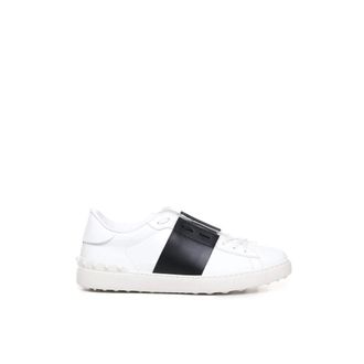 Valentino Garavani Homme, Chaussures, Blanc, Taille: 43 1/2 EU Calfskin Open Baskets