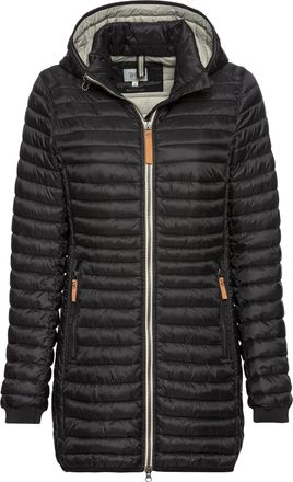 Camel Active Damen Steppjacke aus recyceltem Polyamid Schwarz, womenswear-40