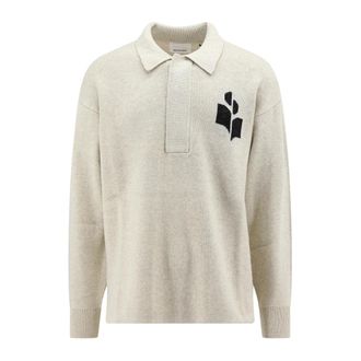 Isabel Marant Pullover mit gesticktem Logo - - Tops - Herren - Beige - S