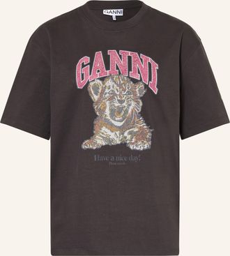 Ganni T-Shirt schwarz