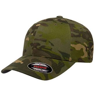 Flexfit Cap Casquette de Baseball ajustée, Multicam Tropic, S/M Mixte