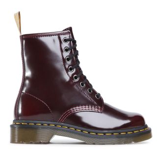 Dr. Martens Schnürstiefel Dr. Martens Vegan 1460 23756600 Dunkelrot